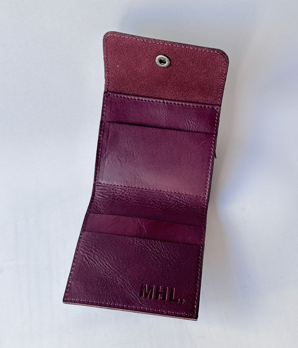 MHL./BASIC LEATHER THREE FOLD WALLET