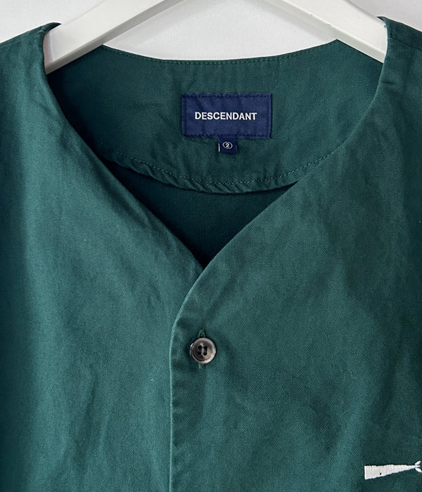 DESCENDANT/CCN COTTON CARDIGAN (GREEN)