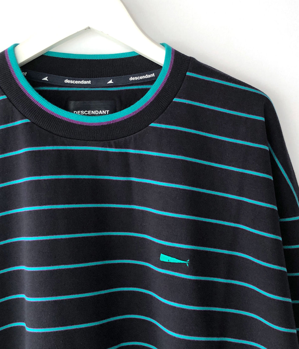 DESCENDANT/HORIZONTAL STRIPE LS (NAVY)