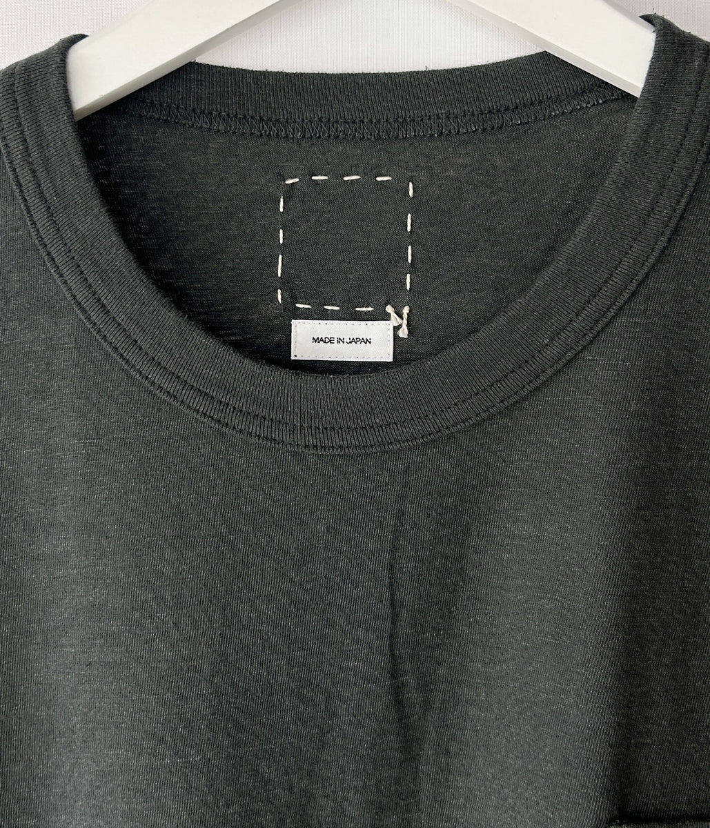 visvim/JUMBO TEE S/S DMGD (BLACK)