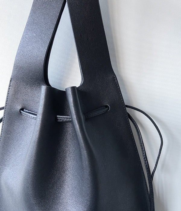 Aeta/SMOOTH LEATHER TOTE S(BLACK)