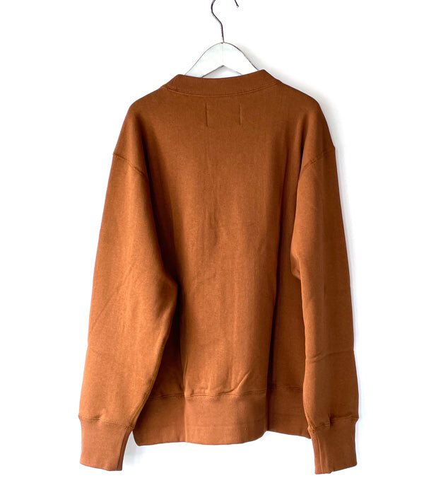 MHL./LIGHT LOOPBACK COTTON LOOPWHEELER CN (DARK ORANGE)