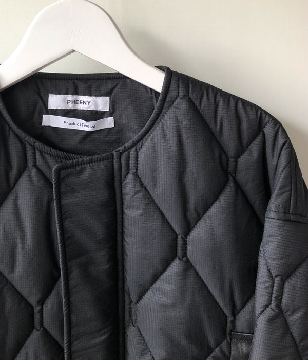 PHEENY/PRIMALOFT QUILTING SHORT BLOUSON(BLACK)