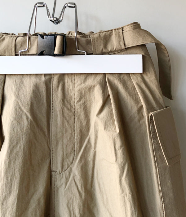 PHEENY/COTTON NYLON DUMP MILITARY PANTS(SAND)